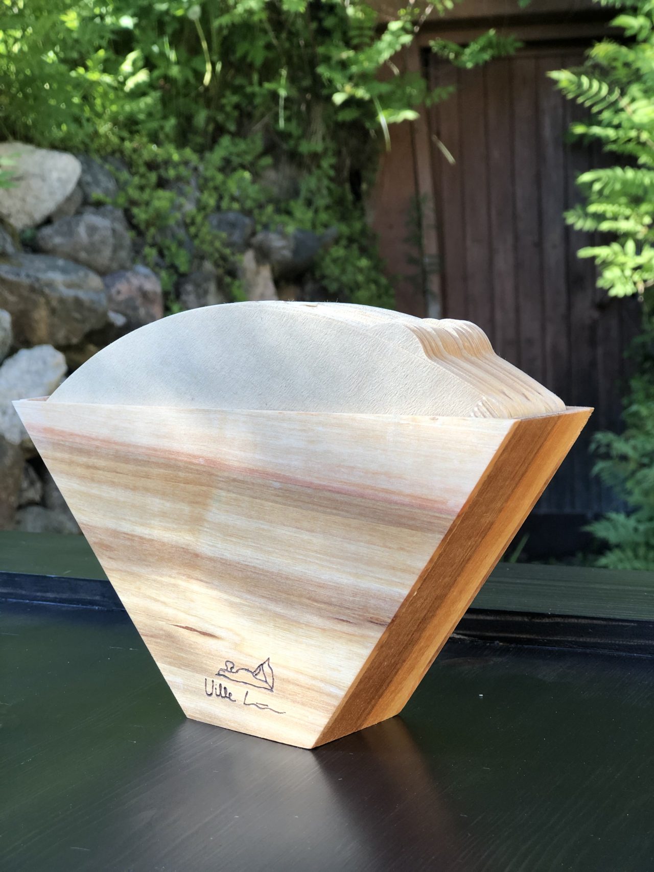 Suodatinpussiteline - LEV Wood Design